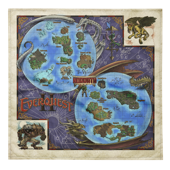 EverQuest® II Cloth Map (Year of Darkpaw Edition) – Darkpaw Games