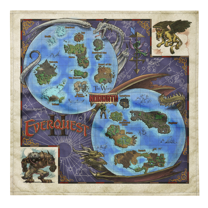 EverQuest® II Cloth Map (Year of Darkpaw Edition) – Darkpaw Games